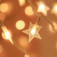 China Christmas Decorations 1KG Battery Operated Star Light String Fairy Lights for Festive for sale