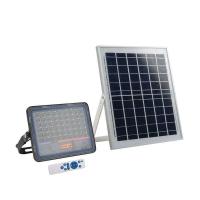 China Aluminum Body Solar Led Flood Light For Park With 80 Ra And 5000-6000K Color Temperature for sale