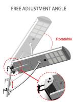 China ROAD High Lumen 50W 60W 80W 100W Outdoor Integrated All In One Led Solar Street Light for sale