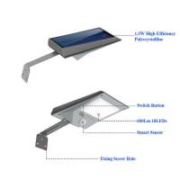 China Solar Rechargeable Wall Light Super Bright LED Outdoor Modern Motion Sensor Waterproof for sale