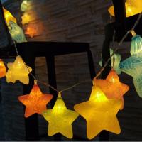 China 10 LEDs Crack Star Fairy String Lights for Christmas Party Wedding Holiday Decoration for sale