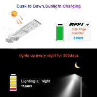 China 95 Ra High Lumen Solar Led Street Light Lamp 15W 30W All In One Outdoor Waterproof for sale