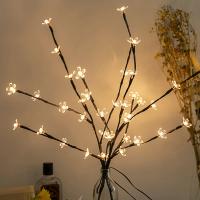 China 20LEDs Flower Cherry Blossom Tree Light LED Lamp Waterproof IP 42 Length As Shows for sale