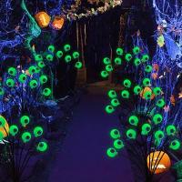 China Halloween Scary Eyeballs Outdoor Solar Lights with IP65 Rating and Waterproof Design for sale