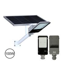 China Backyard Garage Basketball Court Solar Street Lights with Motion Sensor 100W Durable for sale