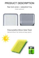 China 100w 200w 300w Led Solar Steet Light Flood Lamp for Stable and Consistent Lighting for sale