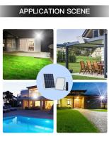 China 100w 200w 300w Led Solar Steet Light Flood Lamp for Stable and Consistent Lighting for sale