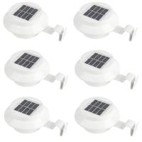 China Waterproof Solar LED Gutter Lights with 120° Beam Angle and 50000 Hours Lifespan for sale