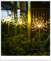 China LED Solar Firework Light for Lawn Garden Patio Christmas Holiday Decor Onsite Metering for sale