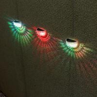 China 50000 Hours Working Time Solar LED Wall Lights for Outdoor Steps Energy-saving Solution for sale