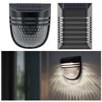 China 120° Beam Angle ABS Newest Durable Waterproof Outdoor Led Step Stair Deck Garden Wall Solar Fence Post Lights for sale
