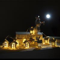 China 3500K Warm White House Shape Fairy String Lights 1.5M 10L for Christmas Indoor Outdoor for sale