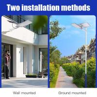 China 120° Beam Angle Commercial Outdoor Solar Street Light System 10w 20w 30w 40w 50w 100w for sale
