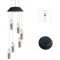 China Multi-color Smart LED Solar Wind Chime Lamp for Outdoor Garden Lighting 50000 Hours for sale