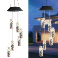 China Multi-color Smart LED Solar Wind Chime Lamp for Outdoor Garden Lighting 50000 Hours for sale