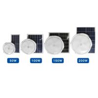 China 20-300w Intelligent Solar Led Ceiling Light With Solar Panel for Indoor and Outdoor for sale