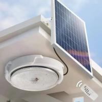 China 20-300w Intelligent Solar Led Ceiling Light With Solar Panel for Indoor and Outdoor for sale