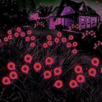 China Outdoor Garden Glow LED Solar Eyeball Light for Halloween Christmas Decorative String for sale