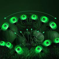 China Outdoor Garden Glow LED Solar Eyeball Light for Halloween Christmas Decorative String for sale