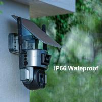 China Waterproof 1080p 2 Way Audio Wifi 4g Solar Panel Battery Power Cctv Camera for Outdoor for sale