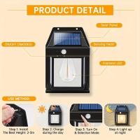 China Garden Lighting Solutions Service Solar Wall LED Light with 6000K Color Temperature CCT for sale