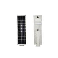 China 30W 40W 120W All In One IP65 Lithium Battery Powered Self Cleaning Solar Street Light for sale