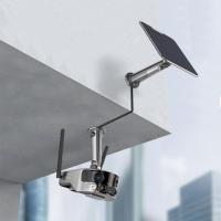 China Eight Million Horizontal Articulation Outdoor Solar Camera Wifi Dual Lens CCTV Camera for sale
