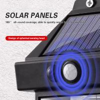 China Solar Panel Light Outdoor Solar Led Lamp With Motion Sensor Wall Lights Ip65 Waterproof for sale