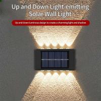 China Outdoor Led Garden Street Light Solar Wall Sconce for Household Decoration Arrangement for sale