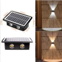 China Villa Highlight Wall Garden Solar Courtyard Light with 80 Ra Color Rendering Index for sale