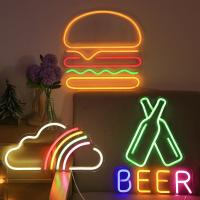 China Home Party Holiday Decor Xmas Gift LED Neon Light Banana Wall Art Sign for Home Needs for sale
