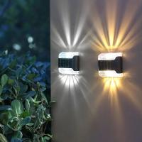 China 80 Luces Solares Wall Mounted Lamp Led Solar Lights for Outdoor Garden Decoration for sale