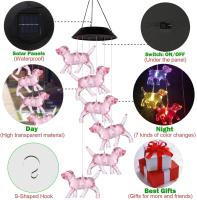 China Home Decor LED Solar Wind Chimes Light with Waterproof and Colorful Outdoor Design for sale
