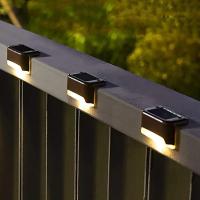 China 2700K Color Temperature Solar Fence Lights Stable Waterproof LED Solar Deck Lights 1- for sale