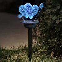 China 90lm Solar Acrylic Lawn Lamp for Courtyard Floor Insertion in IP65 Waterproof Design for sale