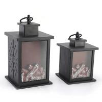China Project Installation Solar Power Supply Led Night Lights with Superior Flame Effect Light for sale
