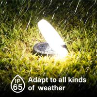 China Outdoor Solar LED Deck Lights Garden Decor Spotlight Solar Powered Wall Lamp for Garden for sale