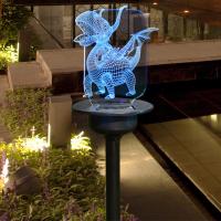 China Outdoor Ip65 Waterproof Solar Led Lawn Lamp for Courtyard Decor Garden Pathway Lighting for sale