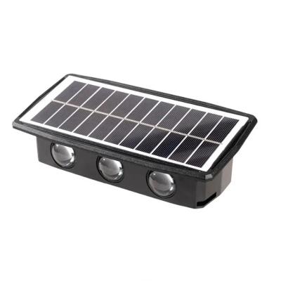 China Balcony Solar Lights Waterproof Wall Mount Lamp for Up and Down Outdoor Lighting for sale