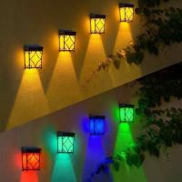 China 1.2V Input Voltage LED Motion Sensor Lamp for Outdoor Garden Waterproof Solar Wall Lamp for sale
