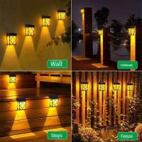 China 1.2V Input Voltage LED Motion Sensor Lamp for Outdoor Garden Waterproof Solar Wall Lamp for sale