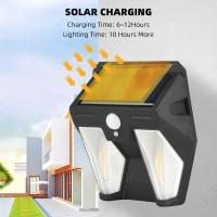 China 50000 Hours Lifespan Outdoor Solar Wall Light with Motion Sensor and LED Light Source for sale