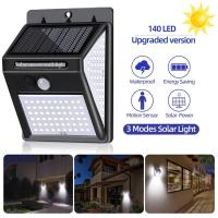 China 120° Beam Angle Outdoors Solar Garden Lamp LED Security Night Lights With Motion Sensor for sale