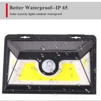 China IP65 Waterproof LED Solar Wall Light with Motion Sensor Modern Solar Security Light for sale
