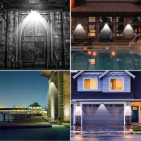 China IP65 Waterproof LED Solar Wall Light with Motion Sensor Modern Solar Security Light for sale