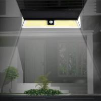 China 180 Led Cob Solar Lights Outdoor Wireless Motion Sensor Wall Security Light for sale