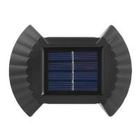 China Warm White Solar Powered LED Wall Lights for Garden Patio Garage Driveway Up Down Lamp for sale