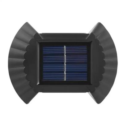 China Warm White Solar Powered LED Wall Lights for Garden Patio Garage Driveway Up Down Lamp for sale