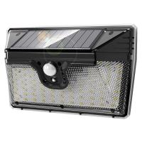 China 218LED Soft Cold White Solar Motion Sensing Wall Light for Outdoor Garden Energy Saving for sale