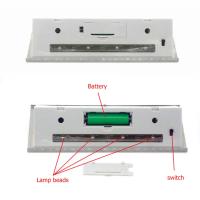 China Waterproof Garden Solar Lamp Stainless Steel Solar Powered House Number and LED Light for sale